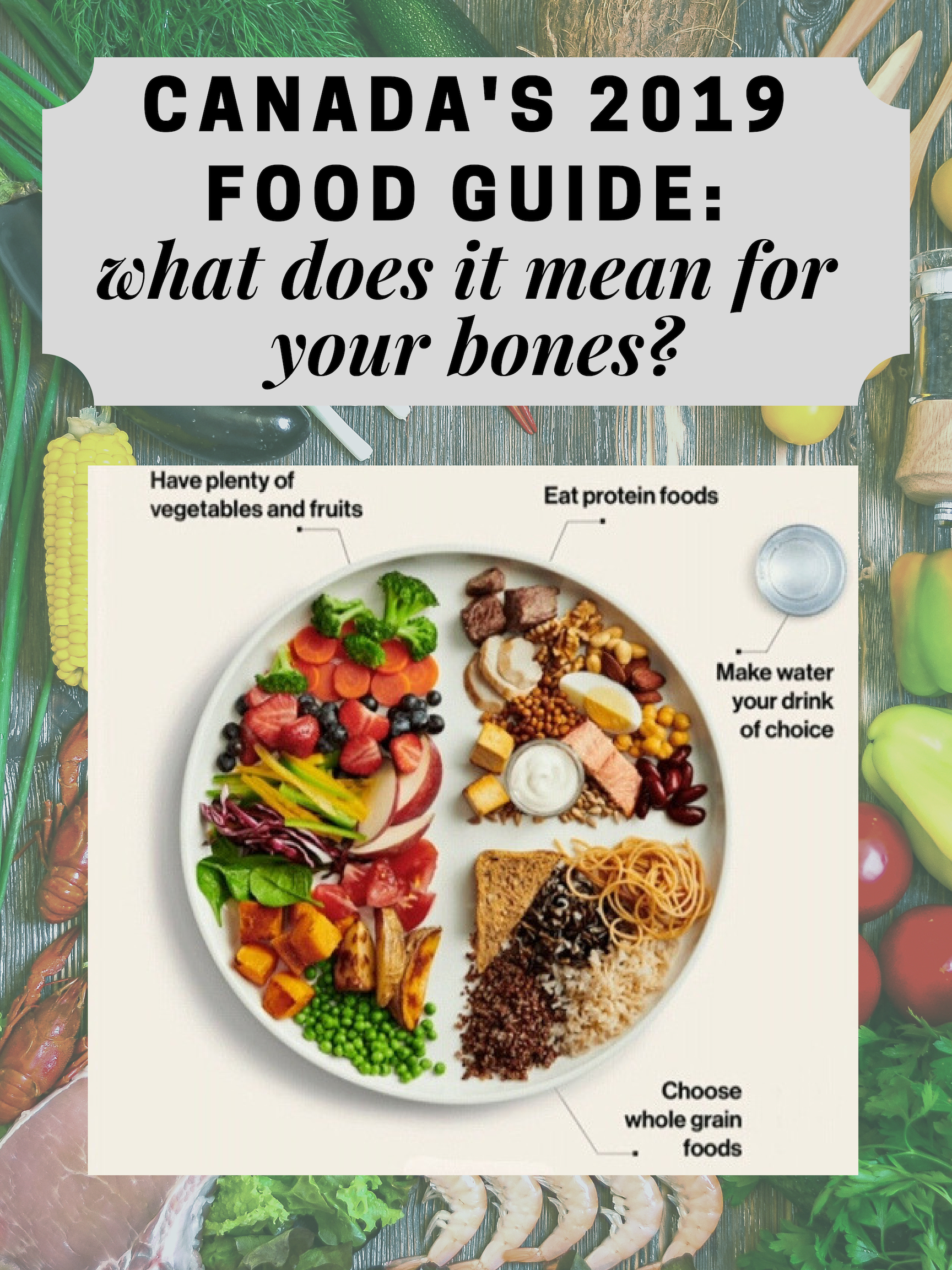 Canada’s 2019 Food Guide: What does it mean for your bones?